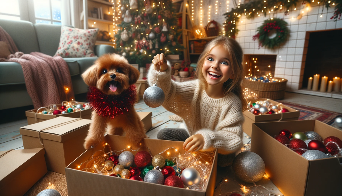 Molly and Ruby's Magical Christmas Preparations - SantaClauseTalks.Com