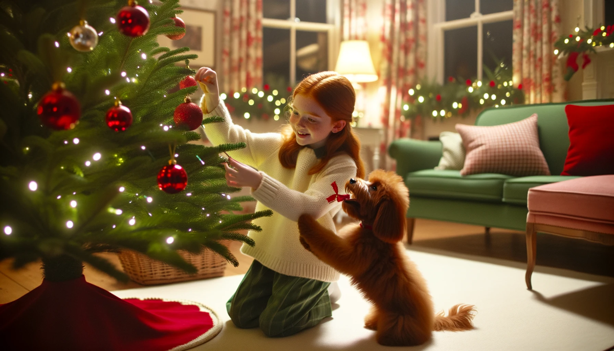 Molly and Ruby's Magical Christmas Preparations - SantaClauseTalks.Com